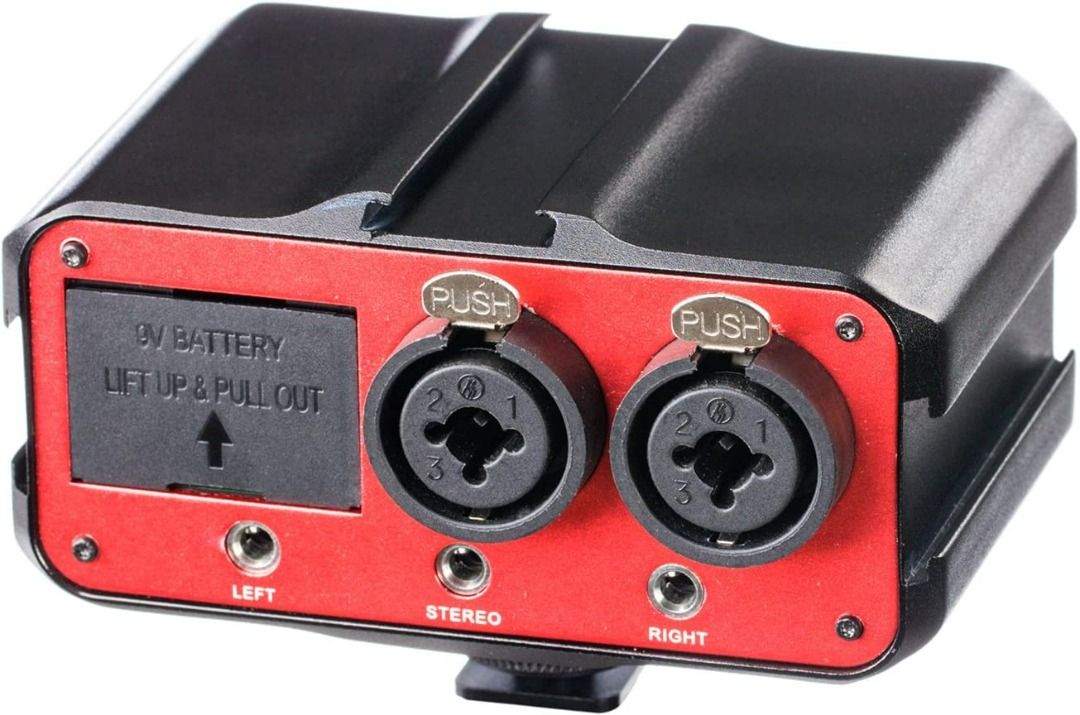 653) DSLR Preamp, Audio Mixer, Saramonic PAX1 2-Channel Microphone ...