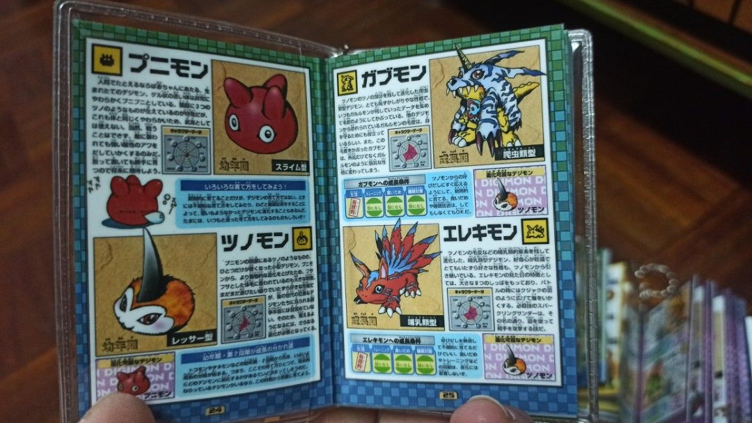 6' digimon Japanese mini guide book V1 ~V5, Hobbies & Toys, Stationery ...