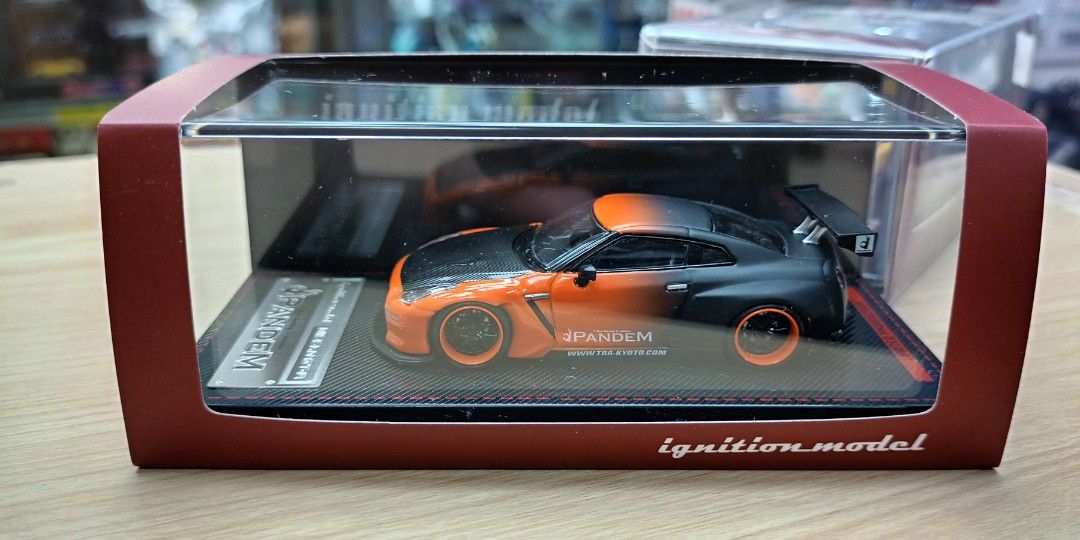 聖誕優惠減價 IG Ignition Model 1:64 IG2767 PANDEM R35 GT-R ORANGE / BLACK, 興趣 ...