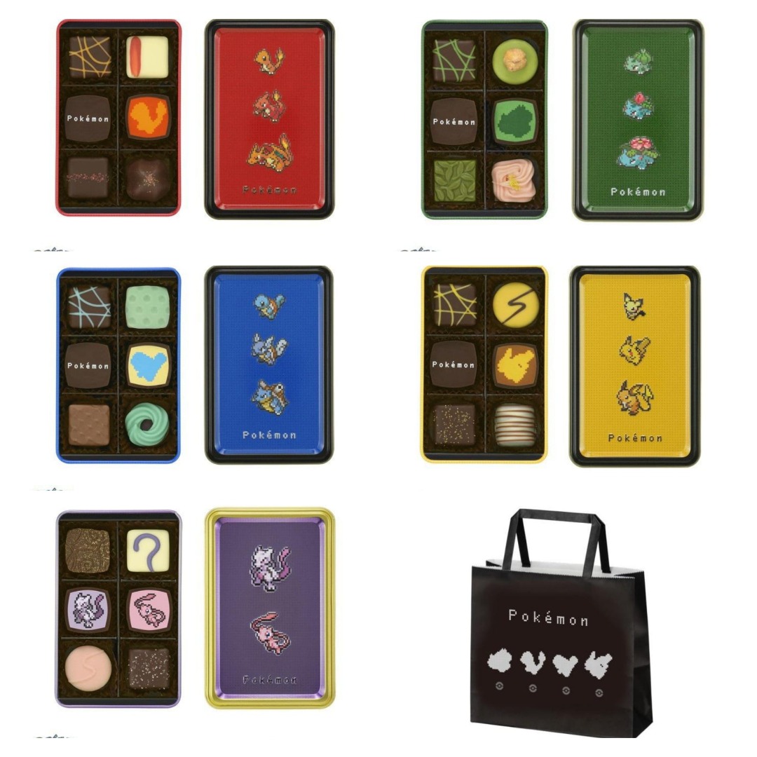 日本直送 Morozoff x Pokemon 情人節禮盒朱古力 7/12, 嘢食 & 嘢飲, 禮品籃和禮籃 - Carousell