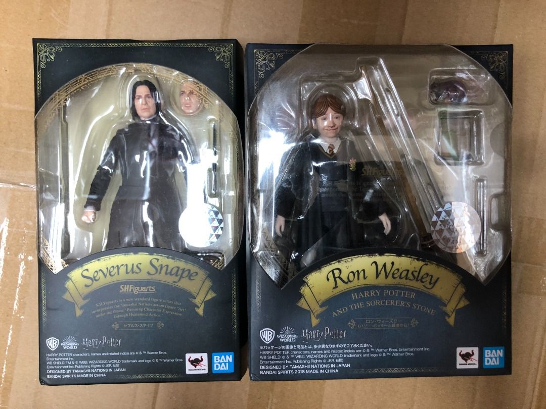 全新品 S.H.Figuarts SHF Ron Weasley Severus Snape Harry Potter, 興趣及遊戲, 玩具 ...