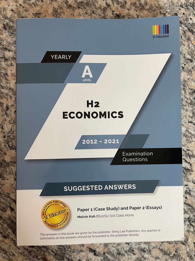 A level H2 Economics TYS ANSWERS, Hobbies & Toys, Books & Magazines ...