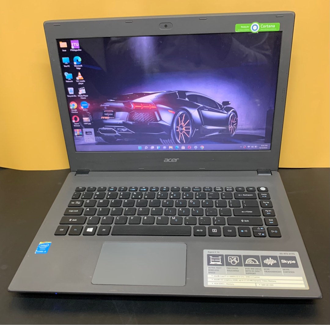 Acer slim Laptop with ssd like new 5Th Gen 5 win 11 Pro ms Office siap ...