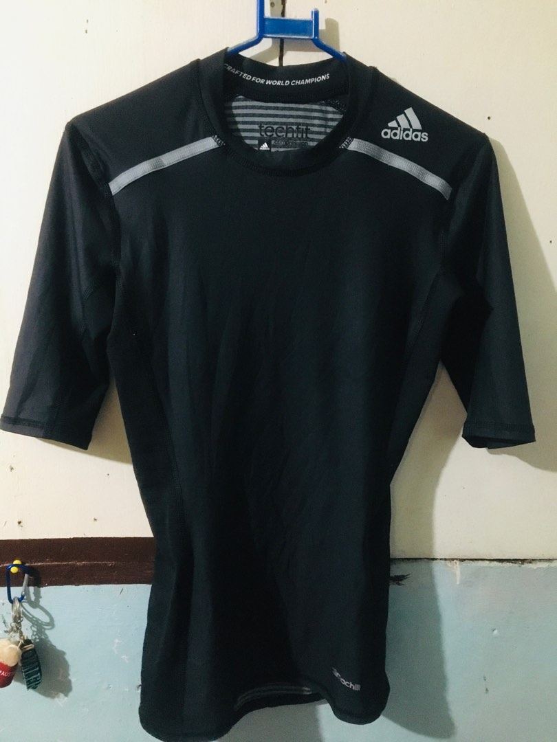 Adidas compression shirt, Men's Fashion, Activewear on Carousell