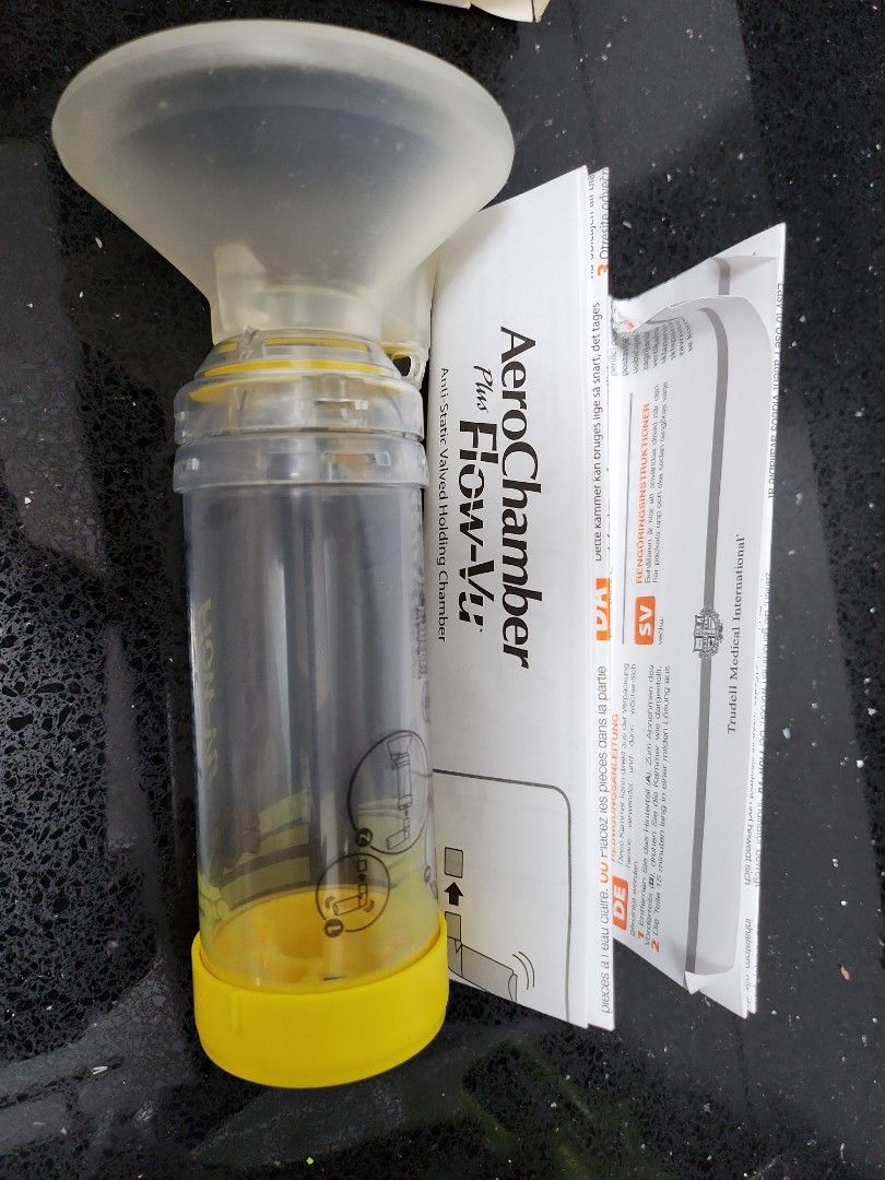 Aero Chamber Plus Flow-Vu Anti Static Valved Holding Chamber, Health ...