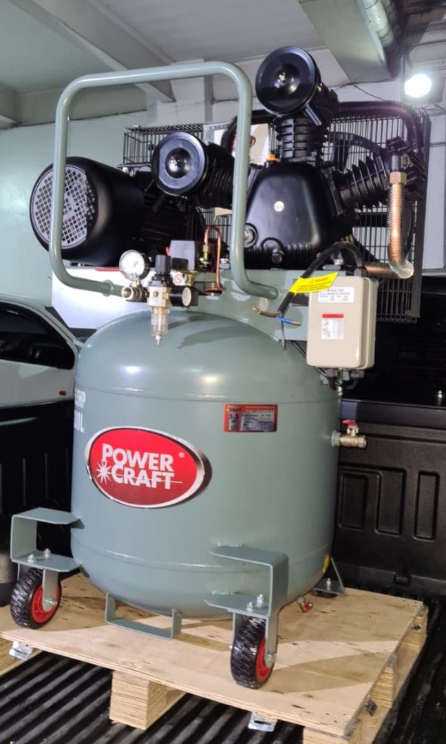 AIR COMPRESSOR POWER CRAFT 5.5hp, Commercial & Industrial, Industrial ...
