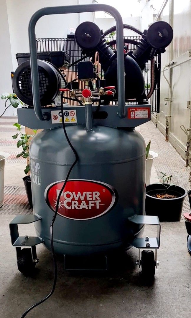 AIR COMPRESSOR POWER CRAFT 5.5hp, Commercial & Industrial, Industrial ...