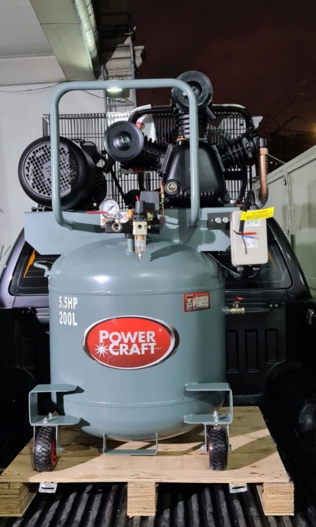 AIR COMPRESSOR POWER CRAFT 5.5hp, Commercial & Industrial, Industrial ...