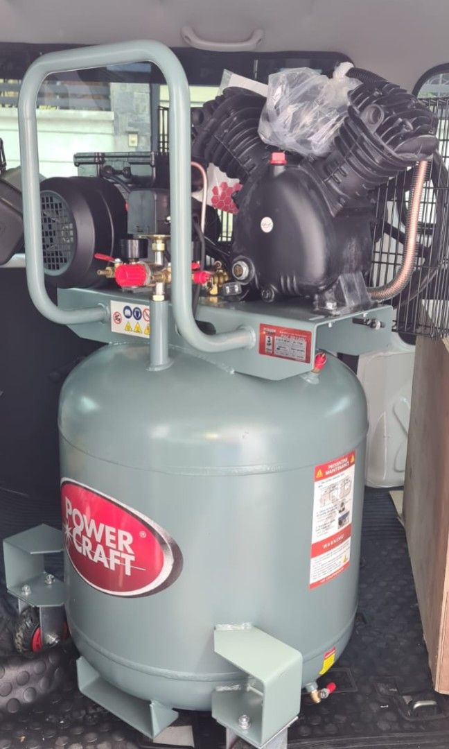 AIR COMPRESSOR POWER CRAFT 5.5hp, Commercial & Industrial, Industrial ...