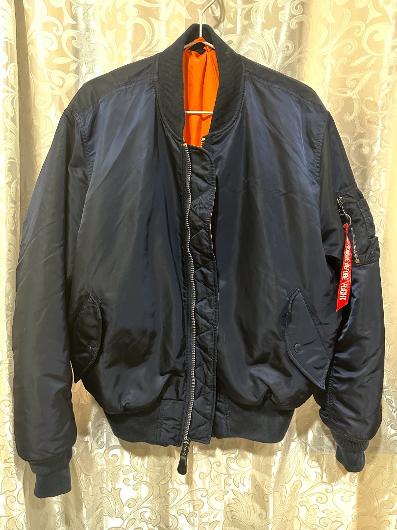 Alpha Industries MA-1 Reversible Bomber Jacket, Men's Fashion, Coats ...