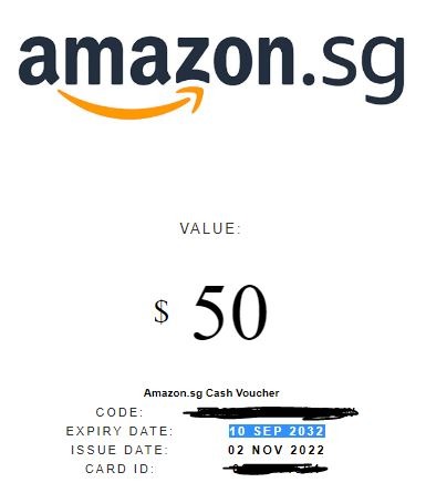 Amazon Singapore Store Credit Voucher, Tickets & Vouchers, Store ...