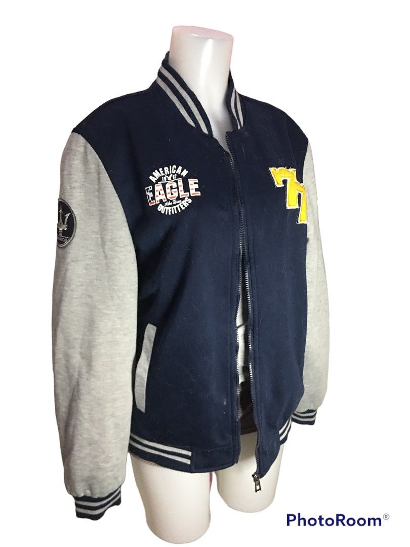 AMERICAN EAGLE VARSITY JACKET THICK LAYER, Men's Fashion, Coats ...