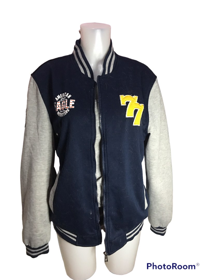 AMERICAN EAGLE VARSITY JACKET THICK LAYER, Men's Fashion, Coats ...