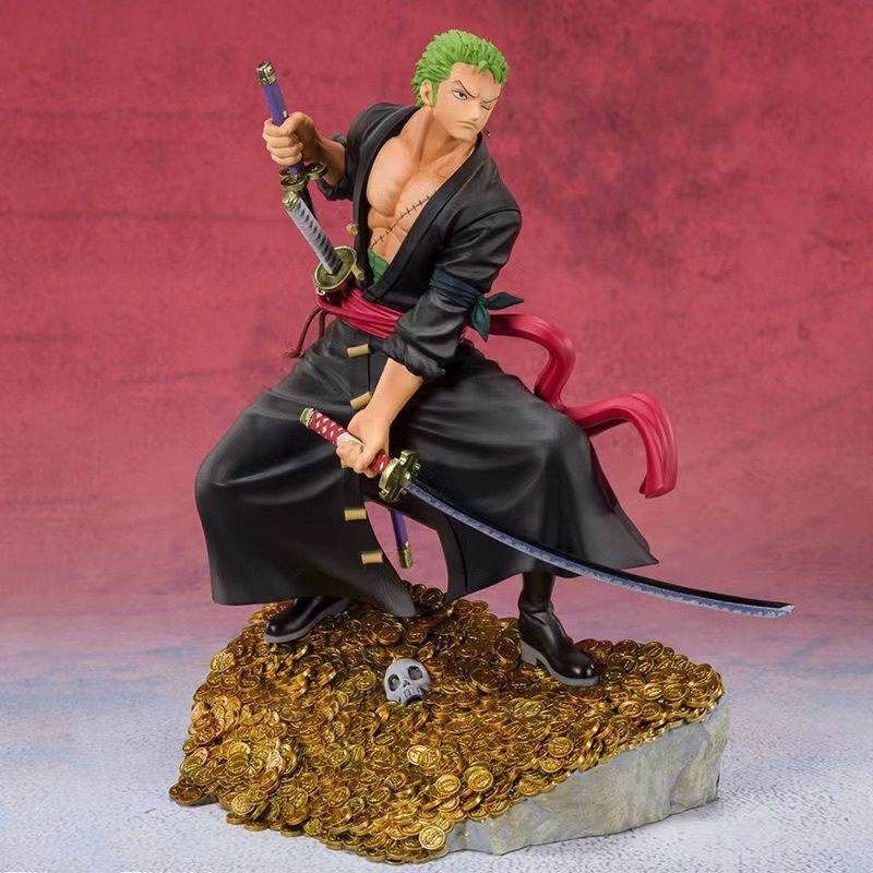 Anime One Piece Monkey D Luffy Nami Roronoa Zoro Zorro Pirate Statue ...