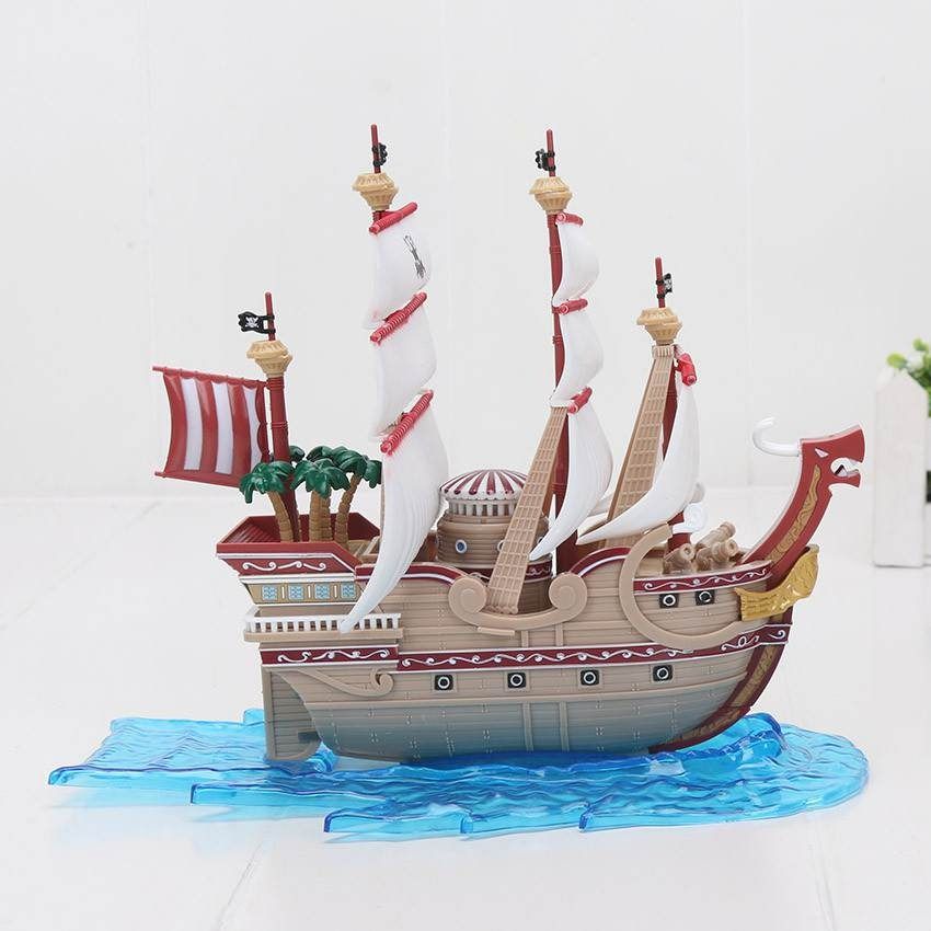 Anime One Piece Shanks Shank Red Force Pirate Ship Sea Sail Boat ...