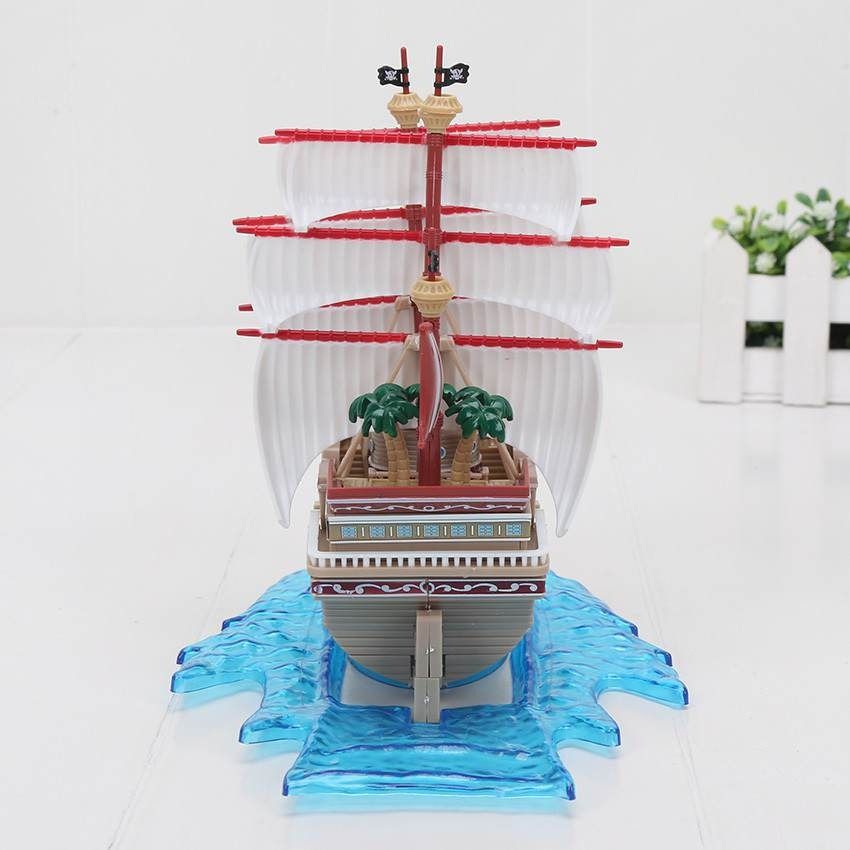 Anime One Piece Shanks Shank Red Force Pirate Ship Sea Sail Boat ...