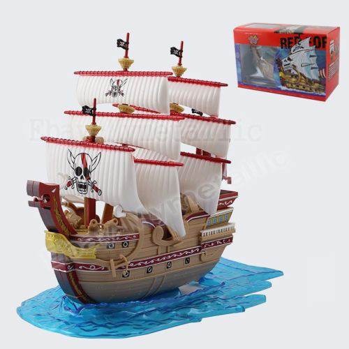 Anime One Piece Shanks Shank Red Force Pirate Ship Sea Sail Boat ...