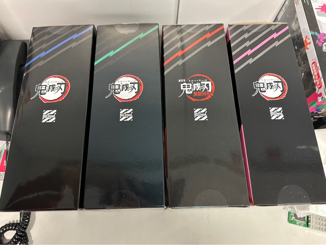 Aniplex Buzzmod 鬼滅之刃 炭治郎 彌豆子 杏壽郎 富江義勇, 興趣及遊戲, 玩具 & 遊戲類 - Carousell