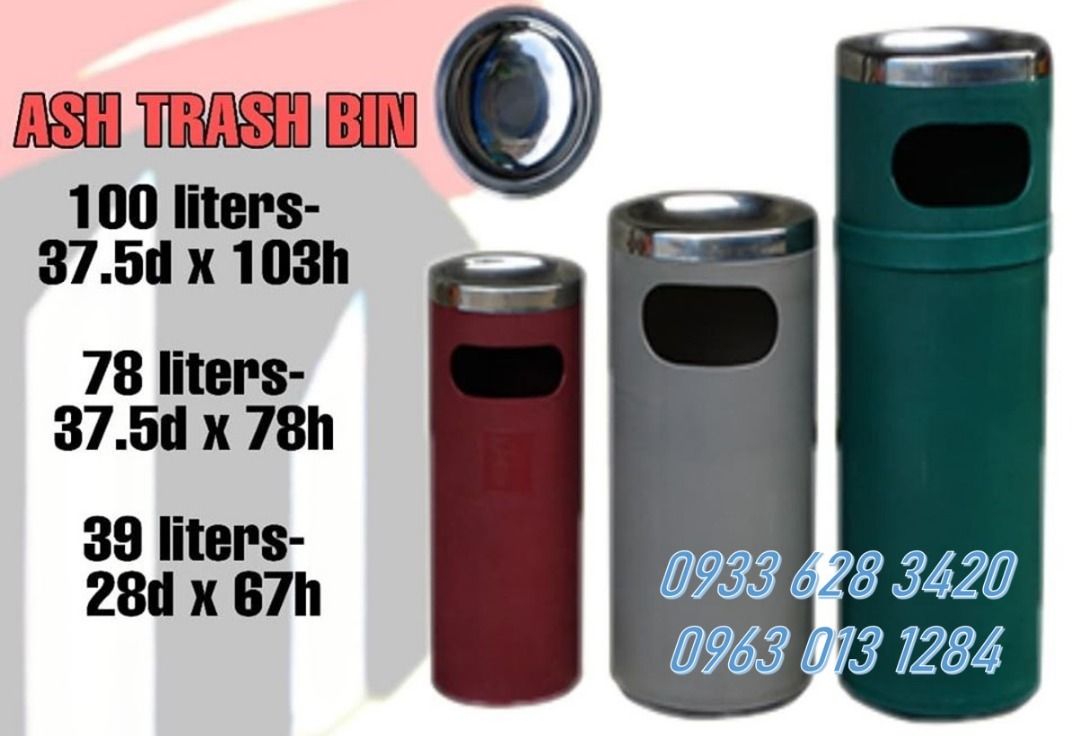 Ash Trash bin, Furniture & Home Living, Cleaning & Homecare Supplies ...