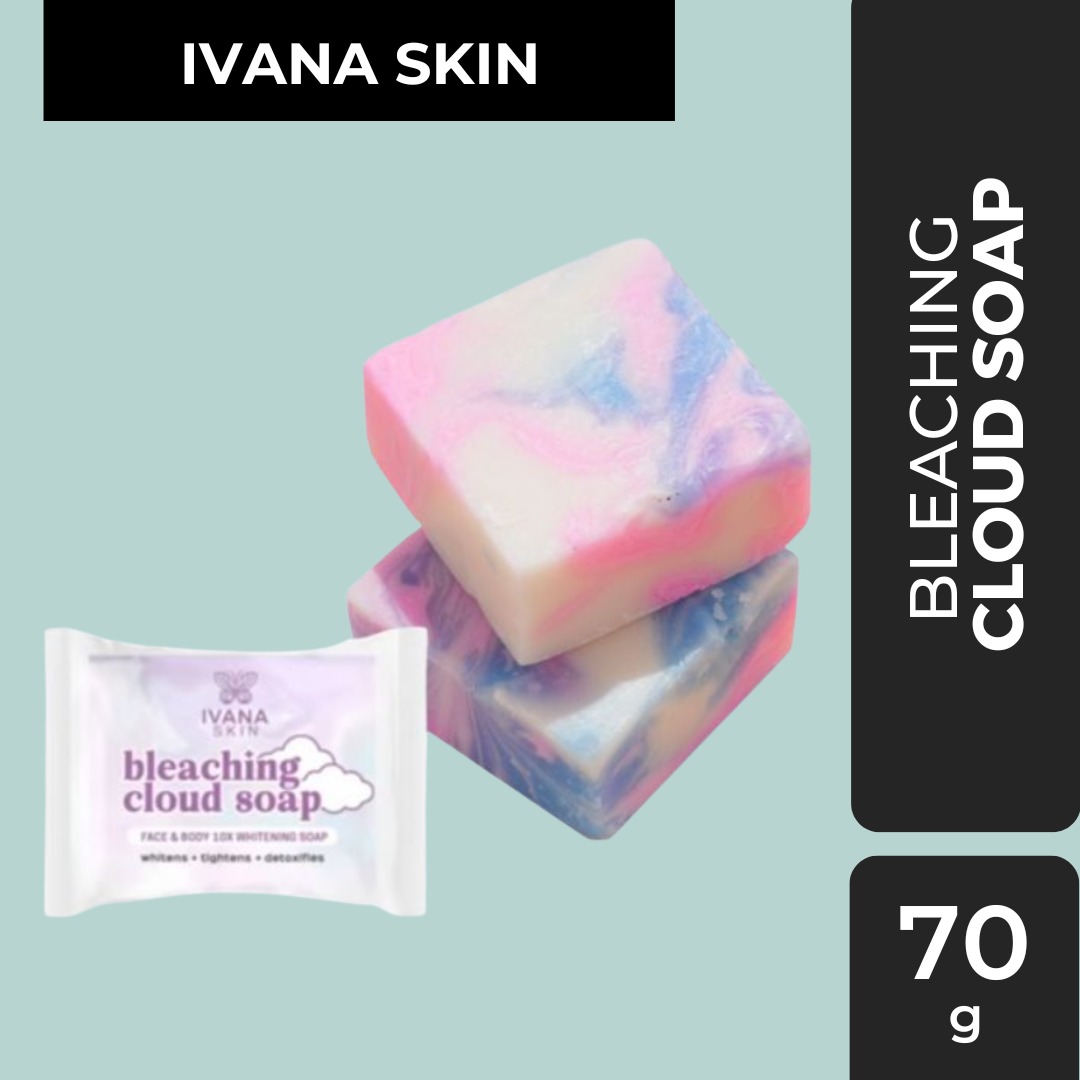 Authentic Ivana Bleaching Cloud Soap 70 grams, Beauty & Personal Care ...