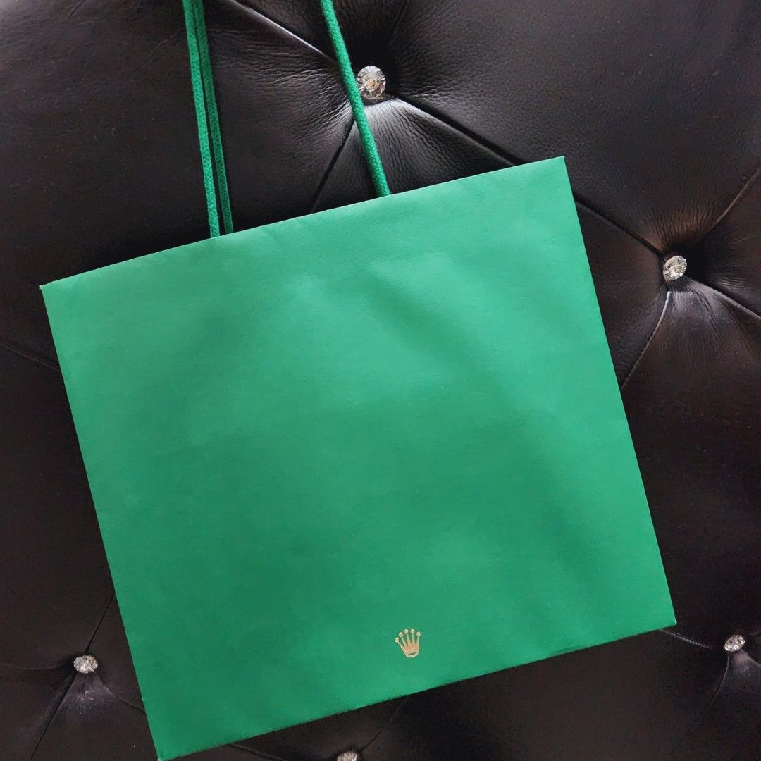 Authentic Rolex Watch Paperbag, Luxury, Watches on Carousell