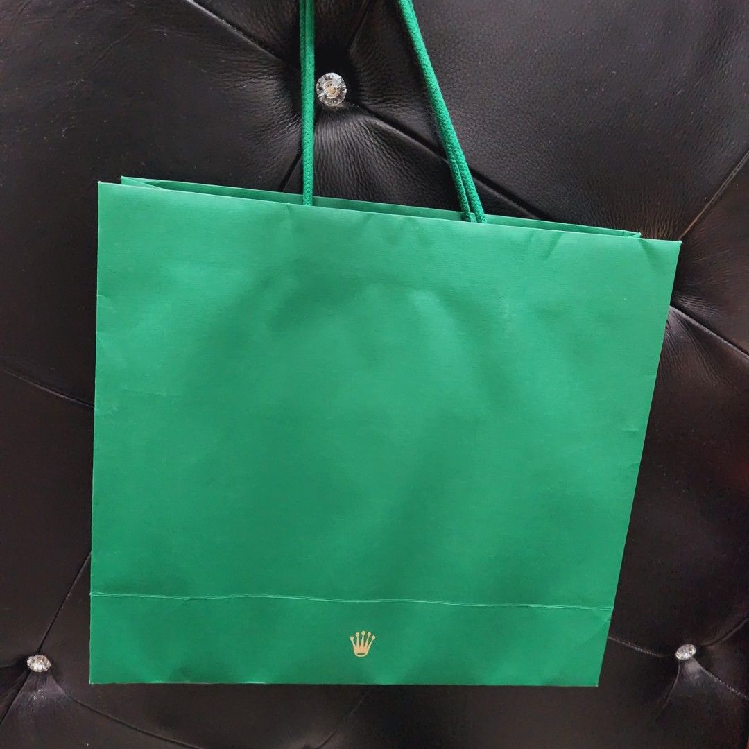 Authentic Rolex Watch Paperbag, Luxury, Watches on Carousell