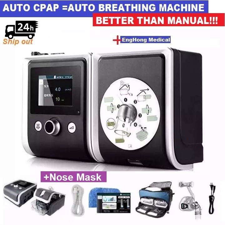 BMC Portable CPAP Breathing Machine (Auto) For Obstructive Sleep Apnea ...