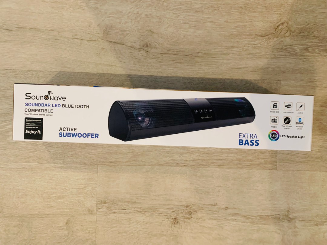 BN Soundwave Bluetooth speaker sound bar, Audio, Soundbars, Speakers ...