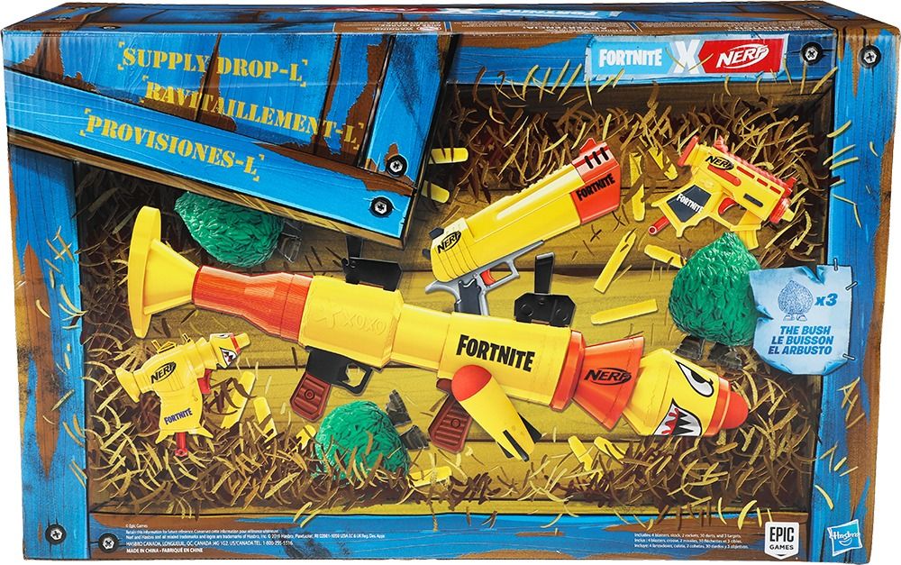 BNIB RARE Nerf x Fortnite Legendary Supply Drop [Rocket Launcher + 3 ...