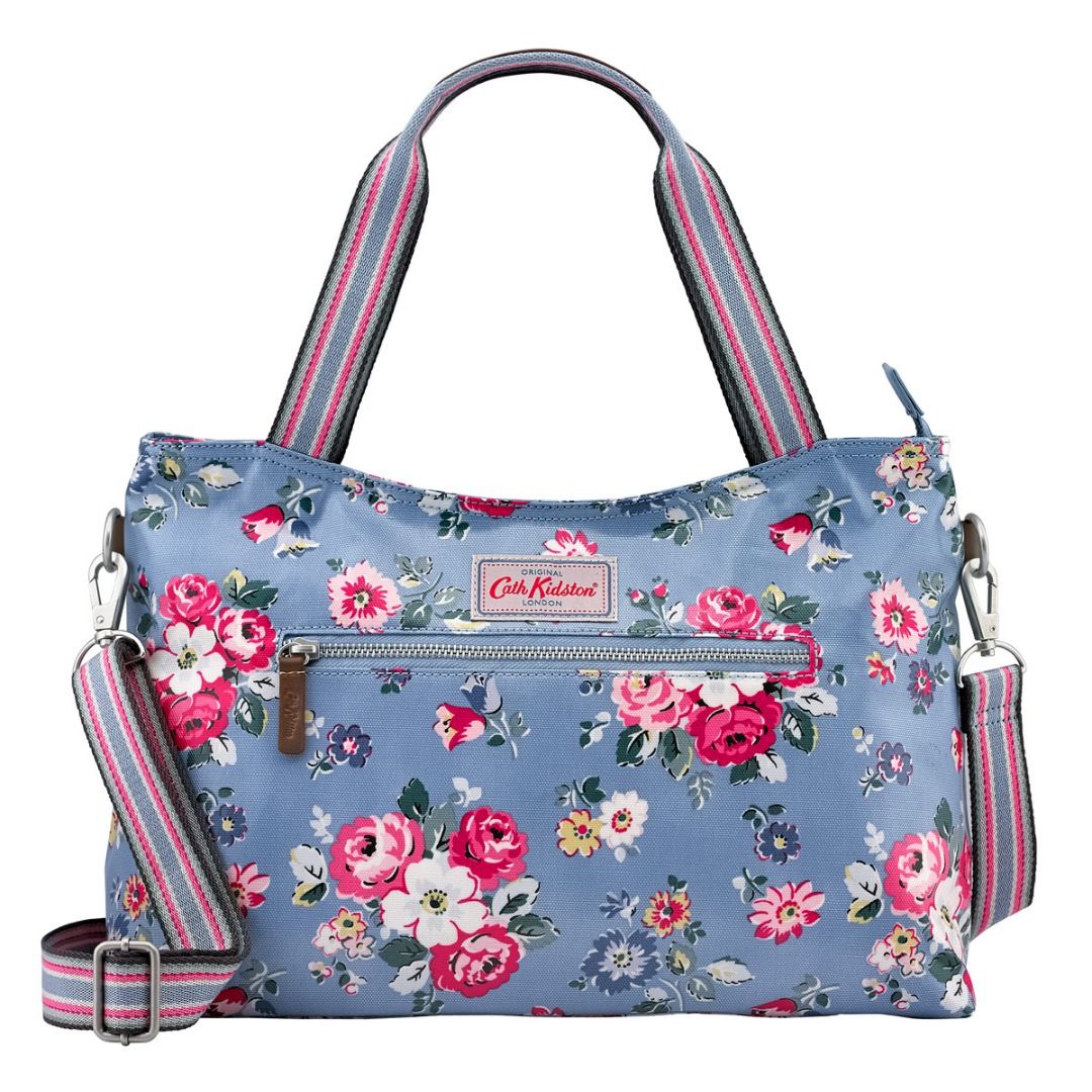 Brand New CATH KIDSTON Blue Floral Crossbody Sling Bag, Women's Fashion ...