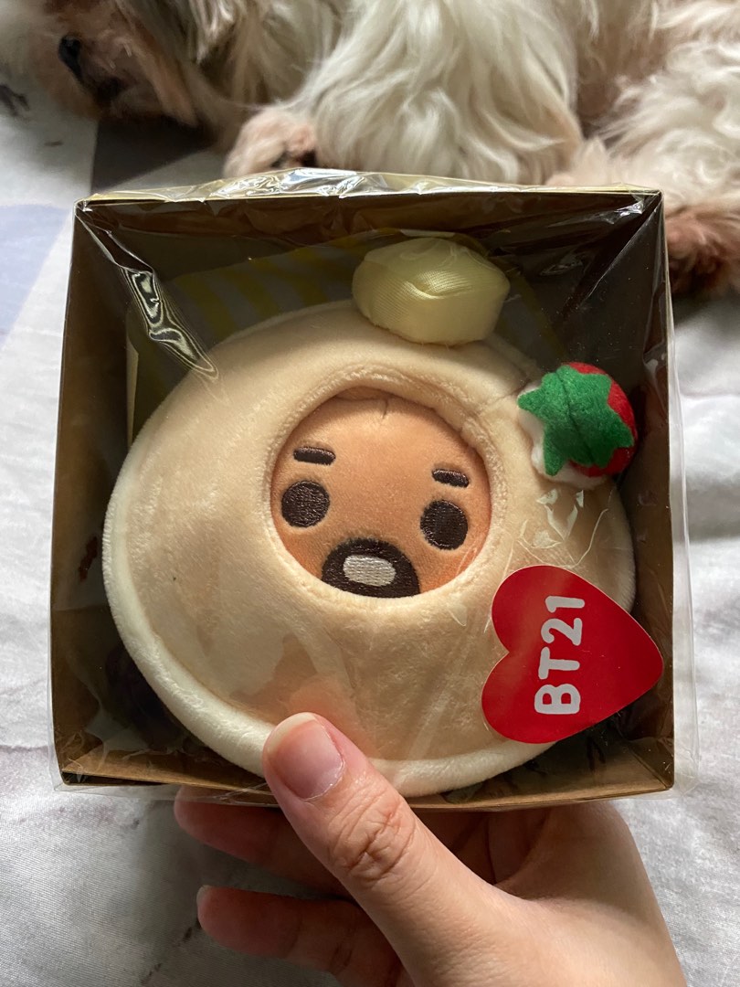 BT21 Sweet Things Shooky Pancake Keyring, Hobbies & Toys, Memorabilia ...