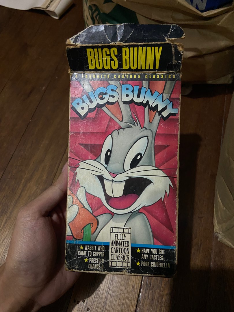 Bugs Bunny vhs, Hobbies & Toys, Music & Media, CDs & DVDs on Carousell