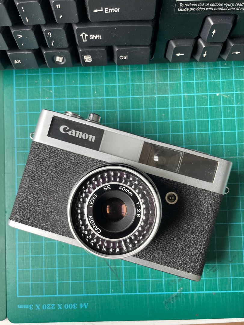 Canon Canonet Junior rangefinder style 35 mm vintage film camera, Photography, Cameras on Carousell