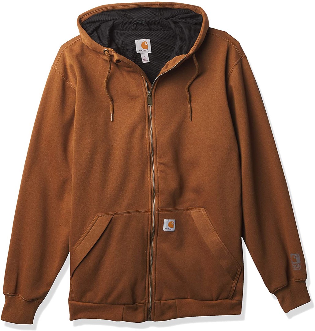Carhartt Men's Rain Defender Loose Fit Midweight Thermal-Lined Full-Zip ...