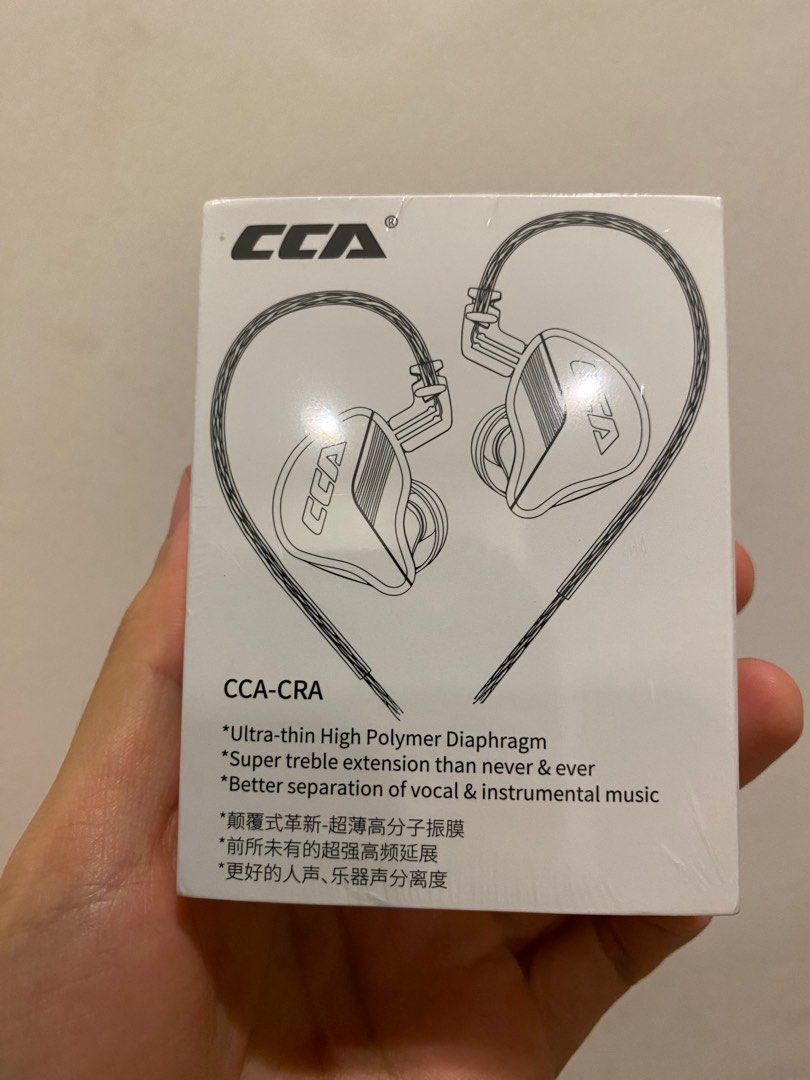CCA CRA budget IEM earphones, Audio, Earphones on Carousell