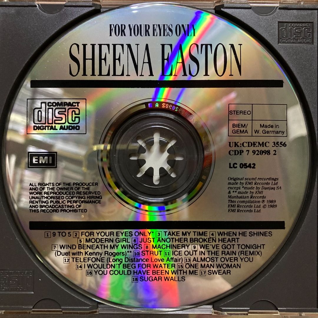 CD Sheena Easton / Kenny Rogers For Your Eyes Only (The Best Of Sheena ...