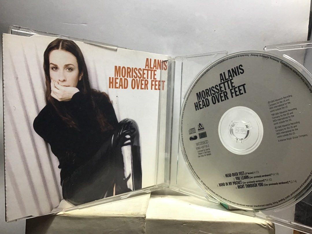 CD SINGLE Alanis Morissette - Head Over Feet OOP ORIGINAL PRESS Anubis ...