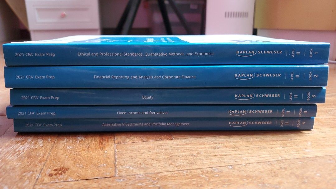 CFA 2020/2021 level 2 kaplan schweser textbook and quicksheet, Hobbies ...