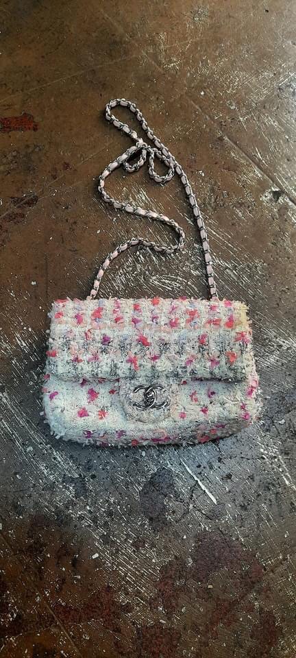 Chanel pink tweed sling bag, Women's Fashion, Bags & Wallets, Cross ...