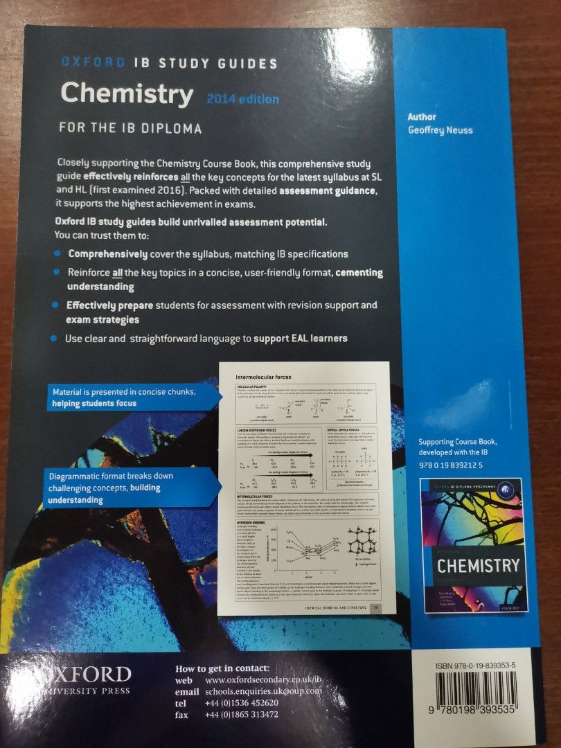 Chemistry IB study guides, Hobbies & Toys, Books & Magazines ...