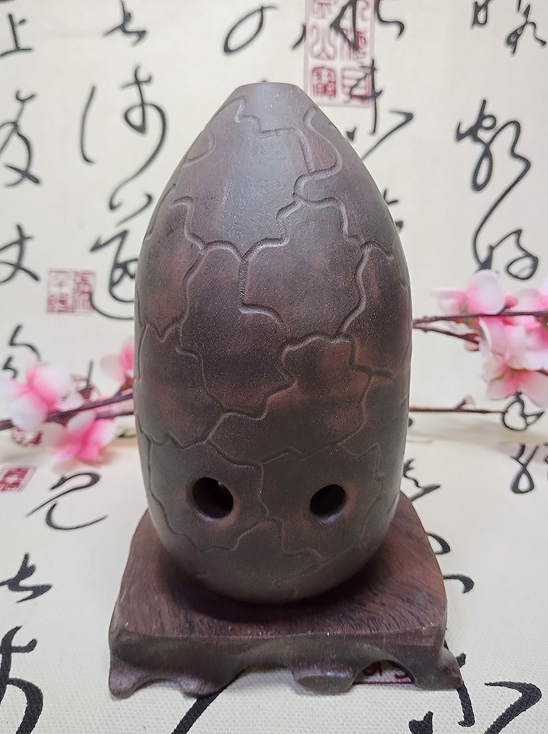 Chinese xun 埙 clay ocarina pottery vessel flute, Hobbies & Toys, Music ...