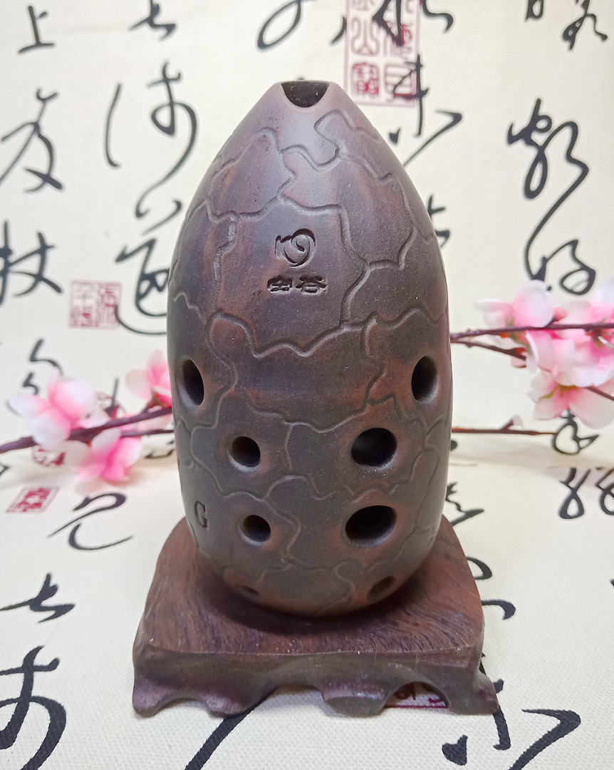 Chinese xun 埙 clay ocarina pottery vessel flute, Hobbies & Toys, Music ...