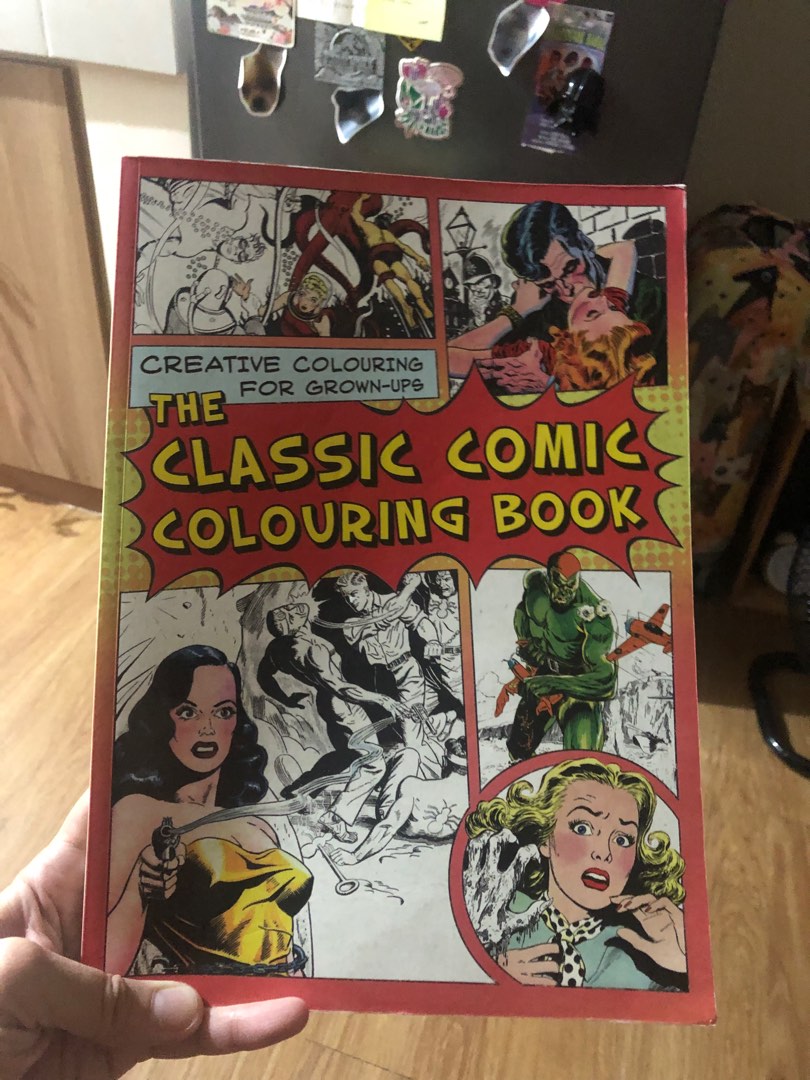 Classic Comic Colouring Book, Hobbies & Toys, Books & Magazines, Comics ...
