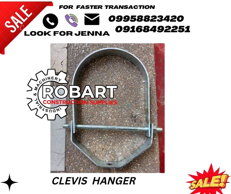 clevis hanger 4'', Commercial & Industrial, Construction Tools ...