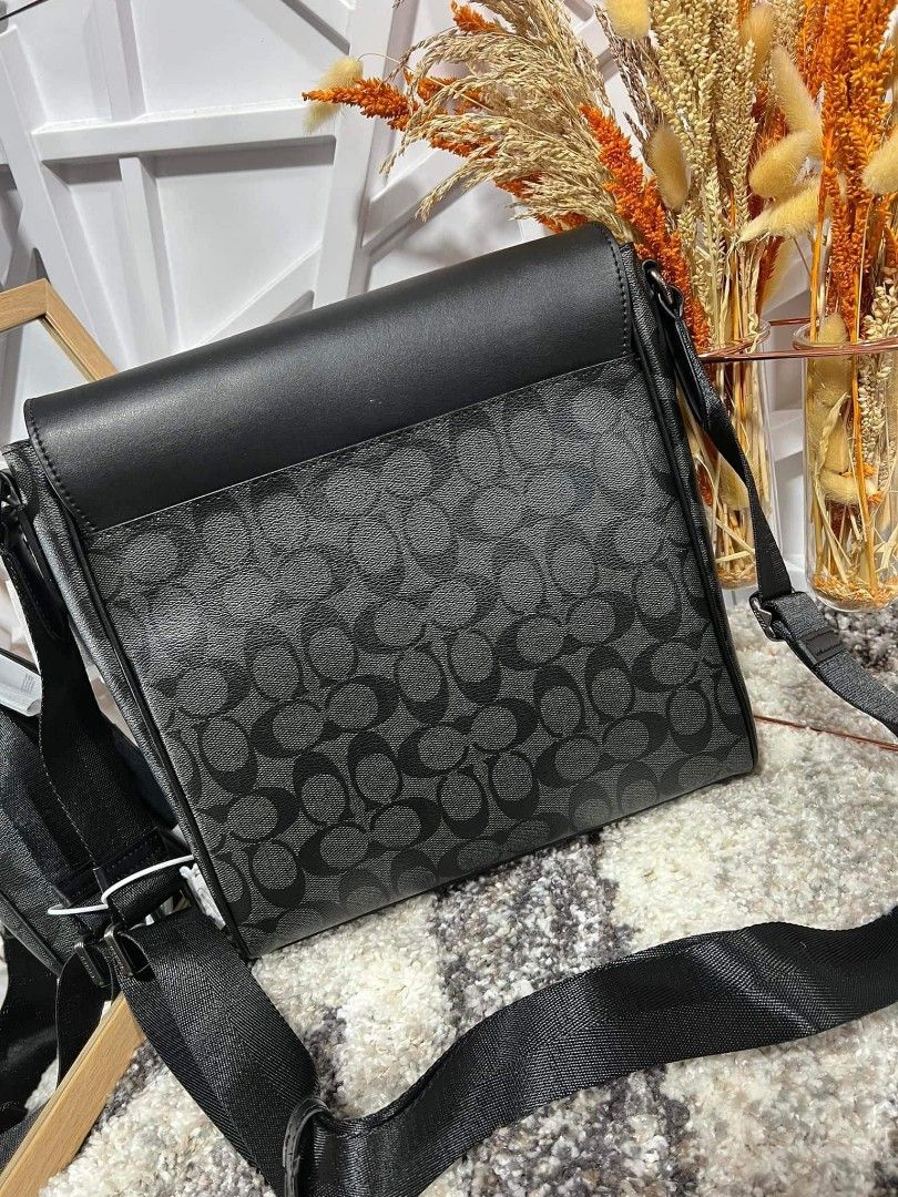 Coach messenger bag, Men's Fashion, Bags, Sling Bags on Carousell
