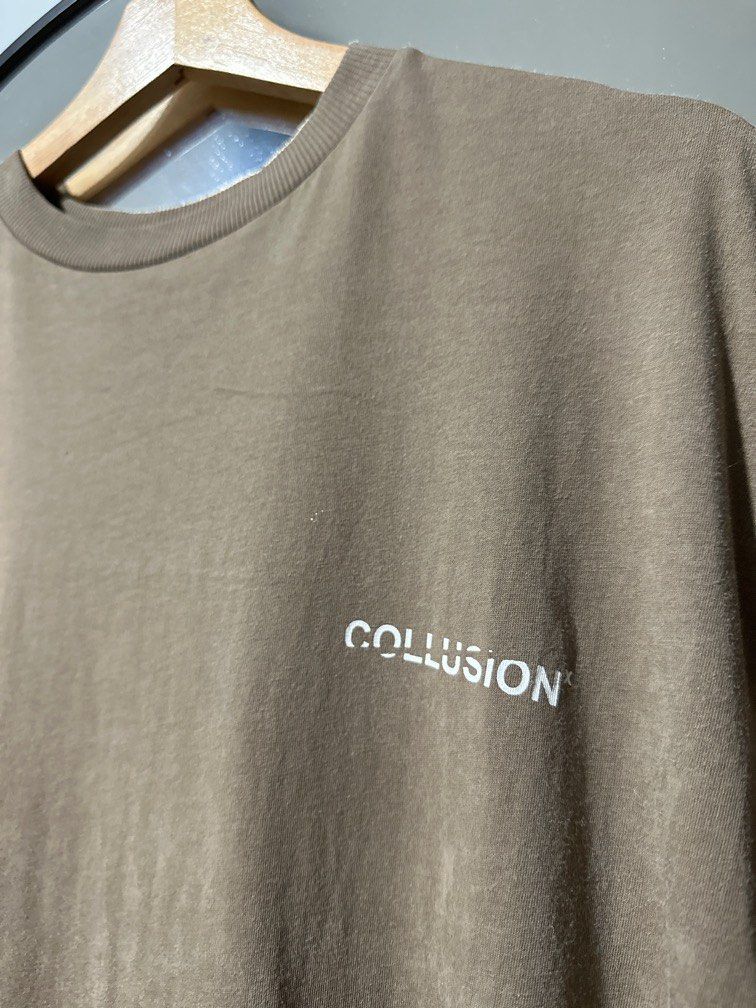 Collusion Boxy Logo Tee, Men's Fashion, Tops & Sets, Tshirts & Polo ...