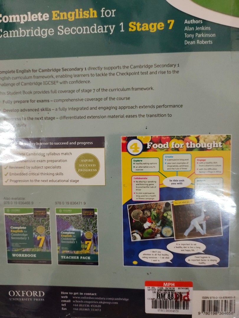 Complete English for Cambridge Secondary 1, Hobbies & Toys, Books ...