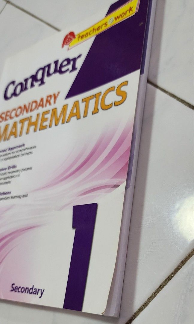 Conquer secondary mathematics secondary 1, Hobbies & Toys, Books ...