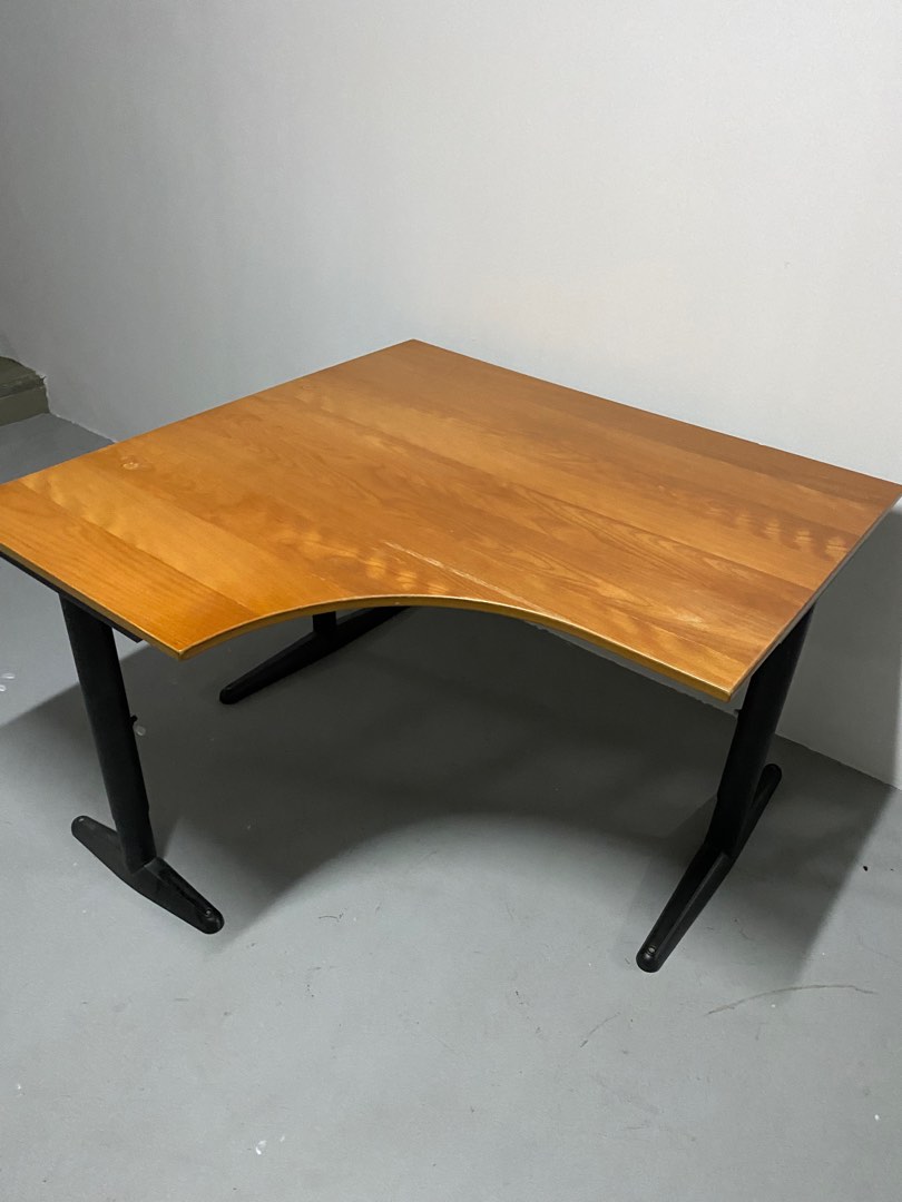 Corner Study Table, Furniture & Home Living, Furniture, Tables & Sets ...