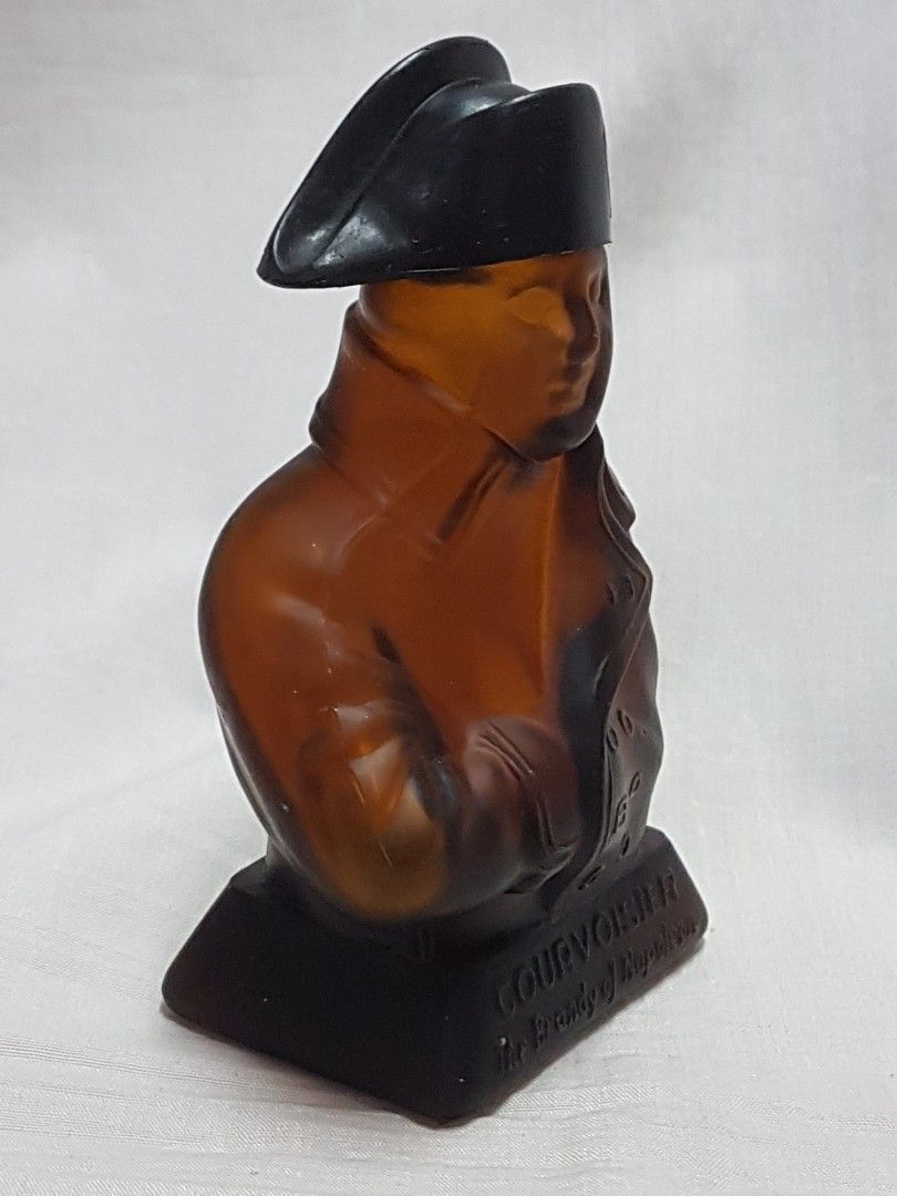 Courvoisier The Brandy Of Napoleon Miniature Glass Decanter Brown ...